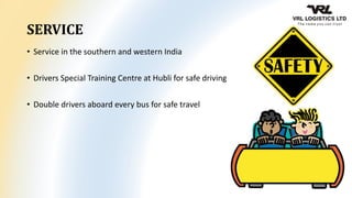 VRL logistics Limited | PPTX