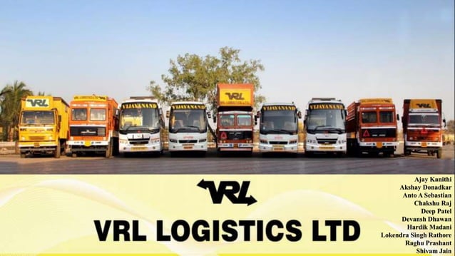 Vrl logistics | PPTX