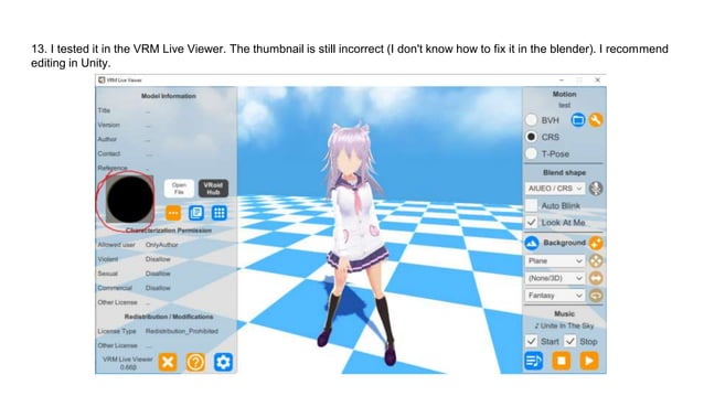 VRM&Blender2.8: VRoid Studio mesh transfer between models | PPTX