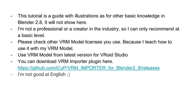 VRM&Blender2.8: VRoid Studio mesh transfer between models | PPTX