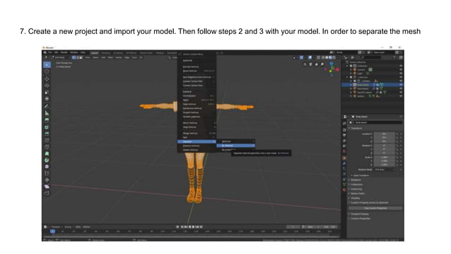 VRM&Blender2.8: VRoid Studio mesh transfer between models | PPTX