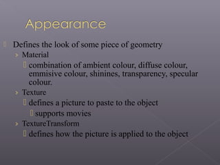 Virtual Reality Modeling Language | PPT