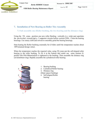 Vrm roller bearing_r3_maintenance_report | PDF
