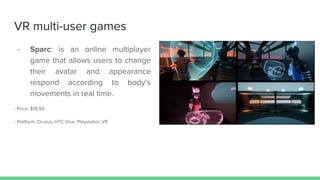 Vr multi user interaction | PPT