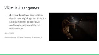 Vr multi user interaction | PPT