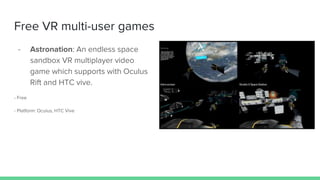 Vr multi user interaction | PPT