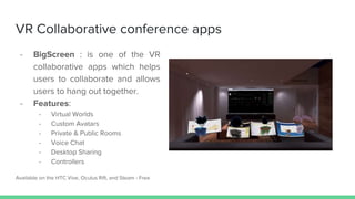 Vr multi user interaction | PPT