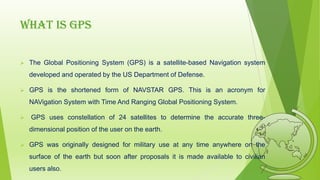 Global Positioning System | PPT