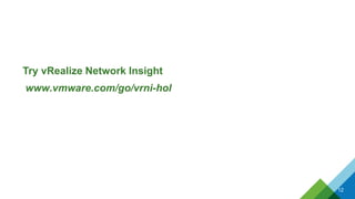 VMware vRealize Network Insight 3.4 whats new | PPT
