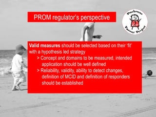 PROM's and multistakeholder meetings | PPTX