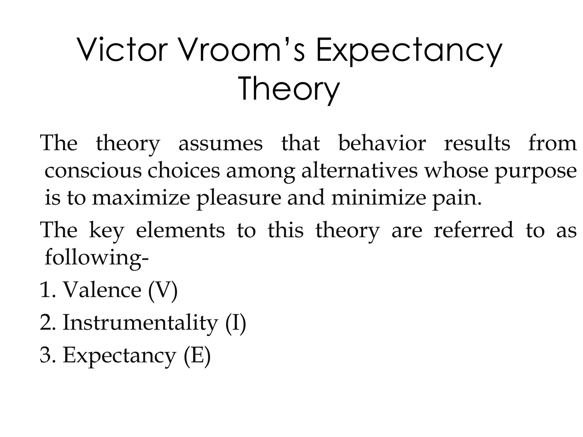 Vroom's ppt | PPTX | Science