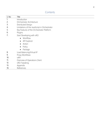 vRO Training Document | PDF