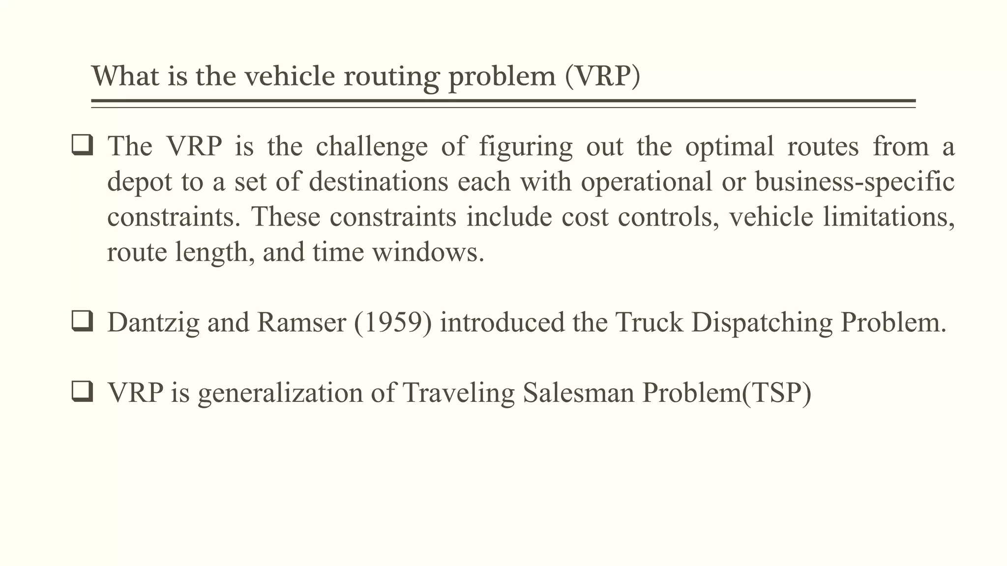 VRP.pptx | Technology & Computing