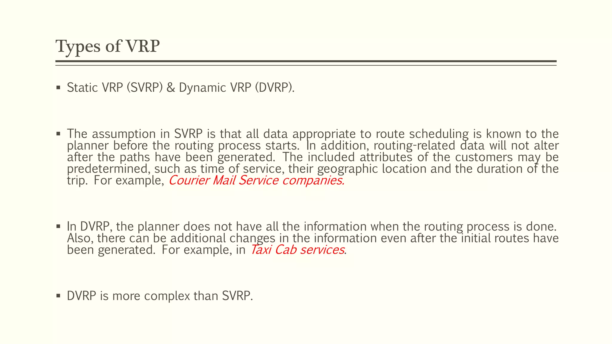 VRP.pptx | Technology & Computing