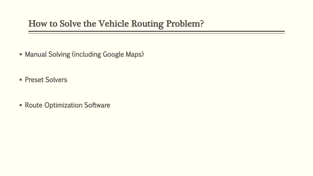 VRP.pptx | Technology & Computing