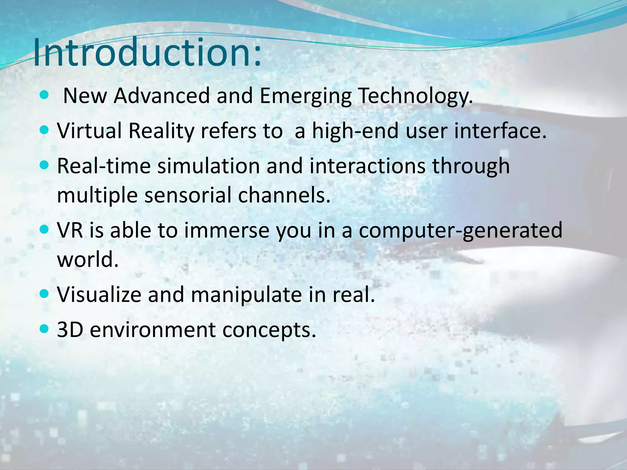 Virtual Reality Presentation | PPT