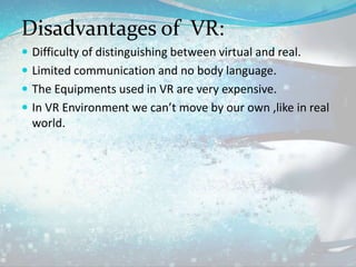 Virtual Reality Presentation | PPT