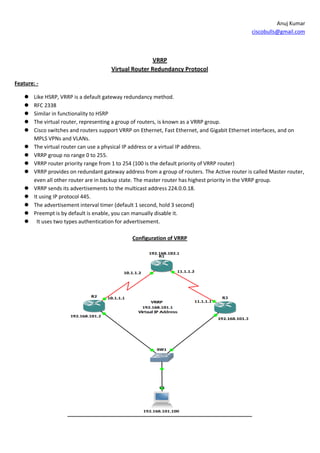Vrrp | PDF
