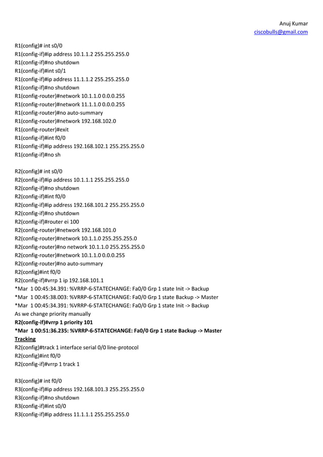 Vrrp Pdf Computer Networking Computing