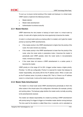 Vrrp technology white paper | PDF