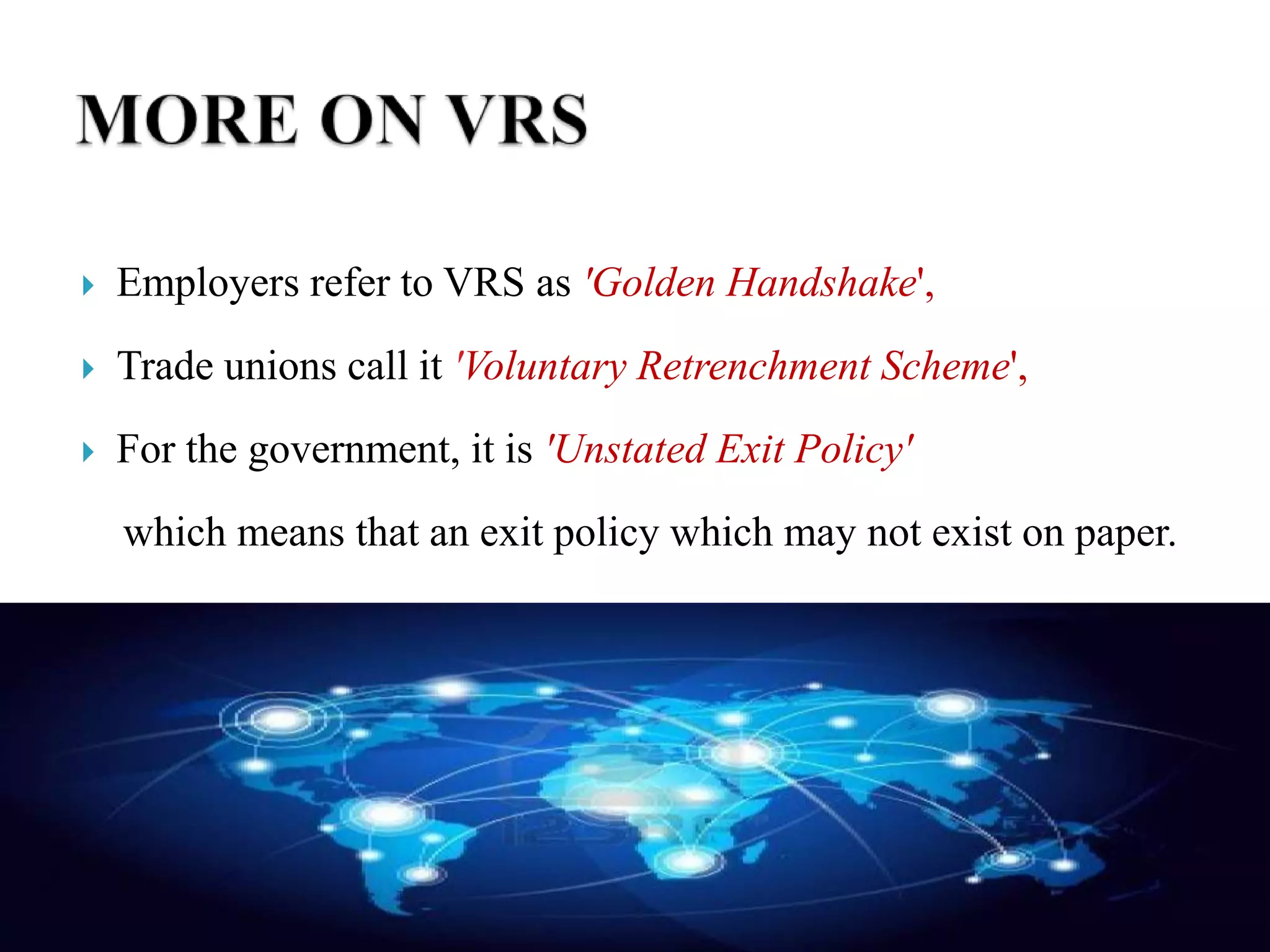 Voluntary Retirement Scheme | PPTX