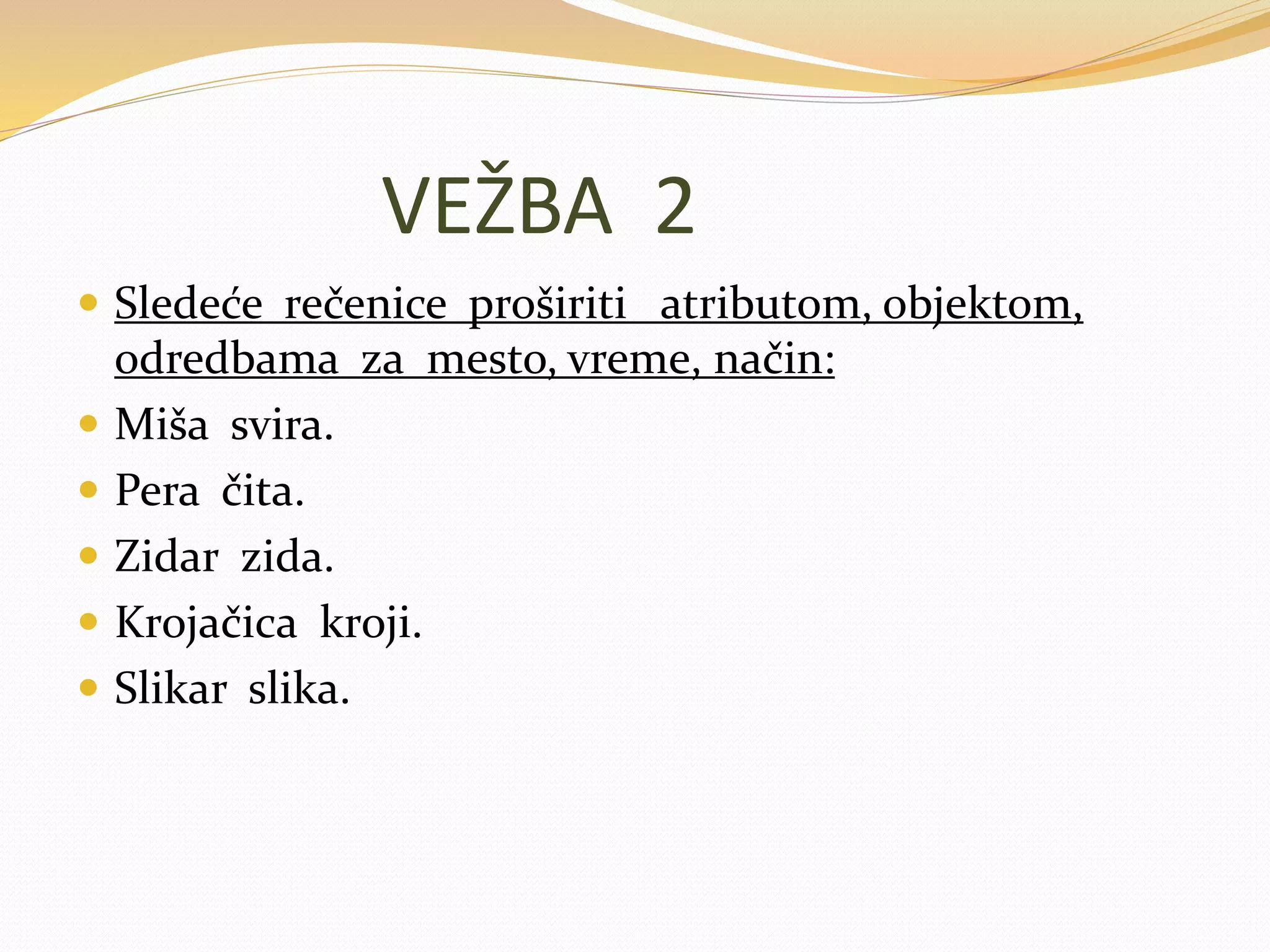 Vrste reči i služba reči u rečenici | PPTX