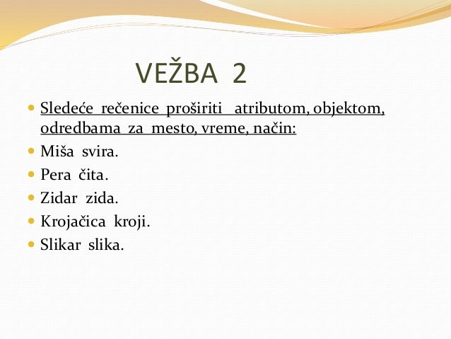 Vrste reči i služba reči u rečenici