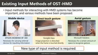 CheekInput: Turning Your Cheek into an Input Surface by Embedded Optical Sensors on a Head ...