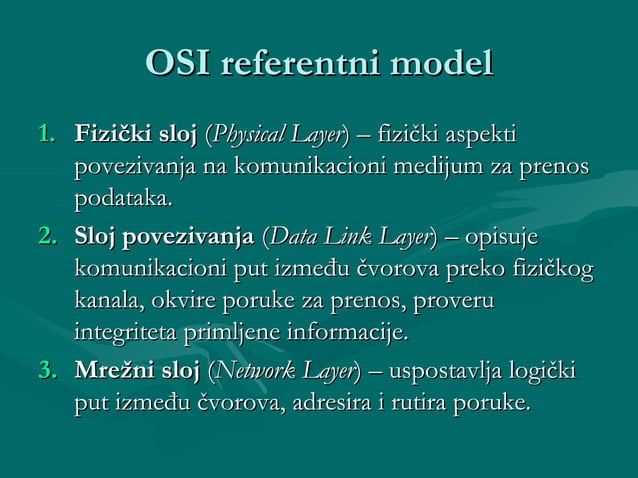 Vrste topologija | PPT
