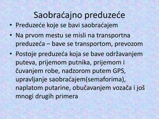 Vrste i vidovi saobracaja | PPTX