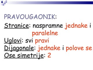 Vrste paralelograma | PPT