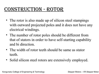 VR stepper motor | PPT