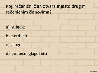 Vrste predikata kviz | PPTX