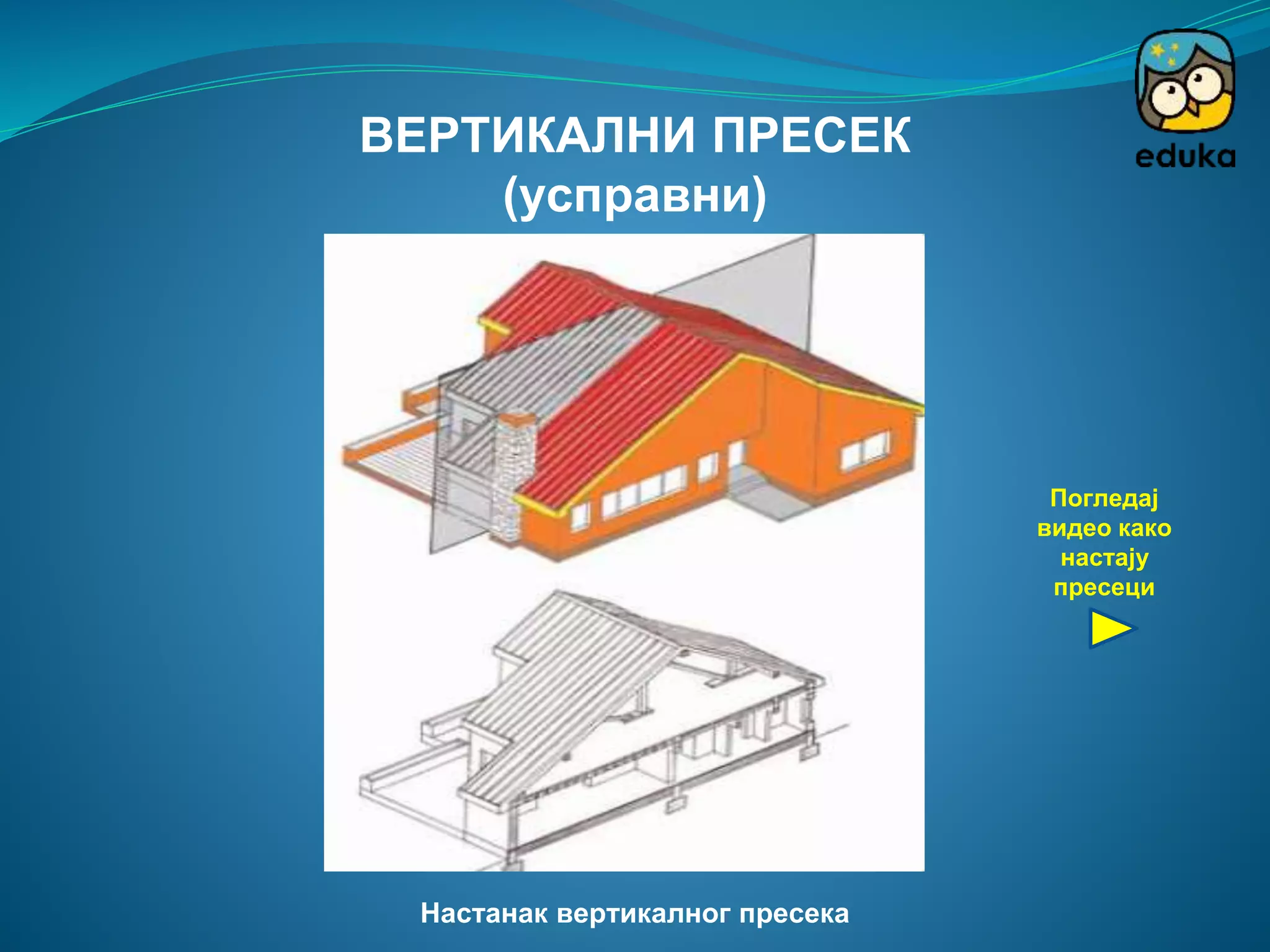 Vrste preseka gradjevinarstvo 6.razred | PPTX
