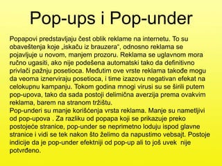 Vrste reklama na internetu | PPTX