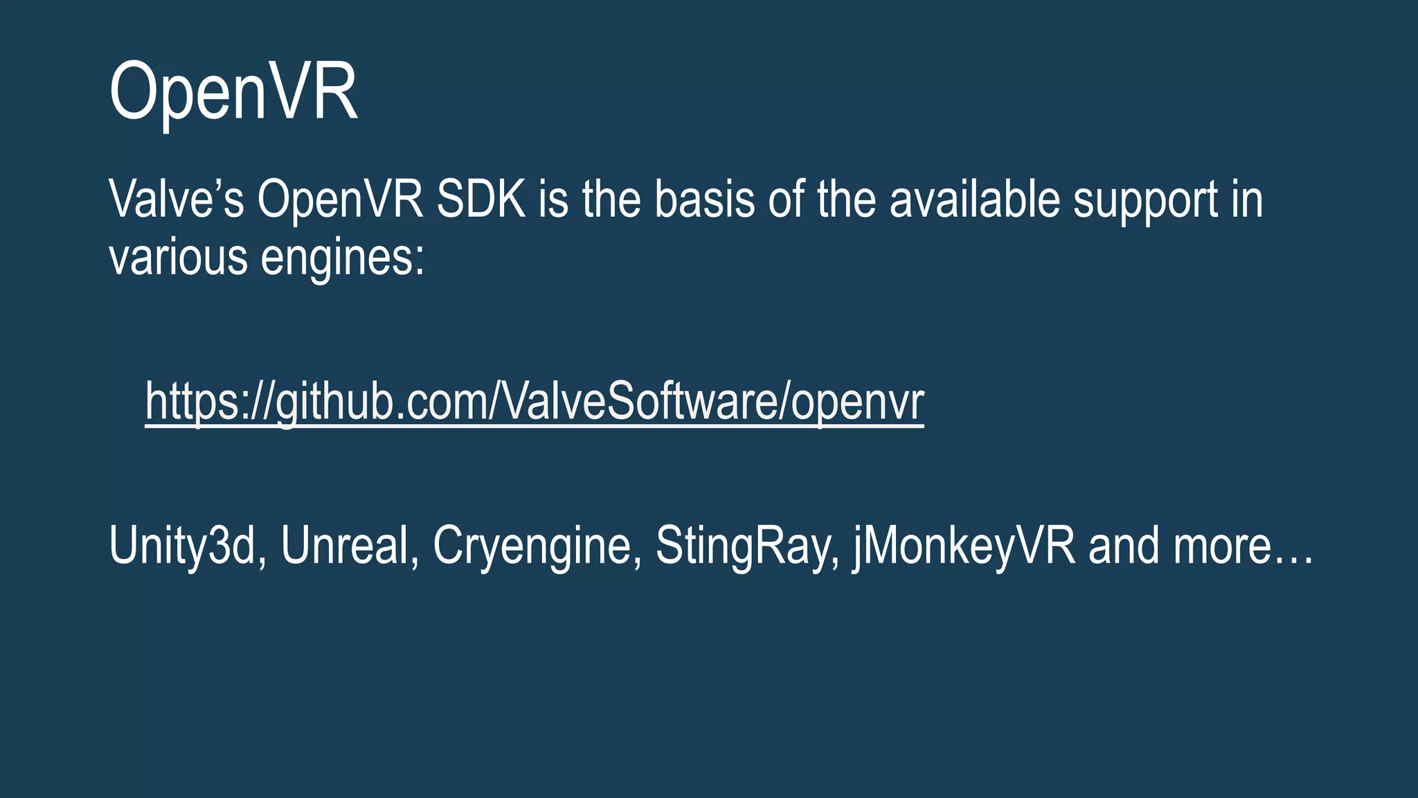 Developing for Room-Scale VR Using Unity3d | PPTX