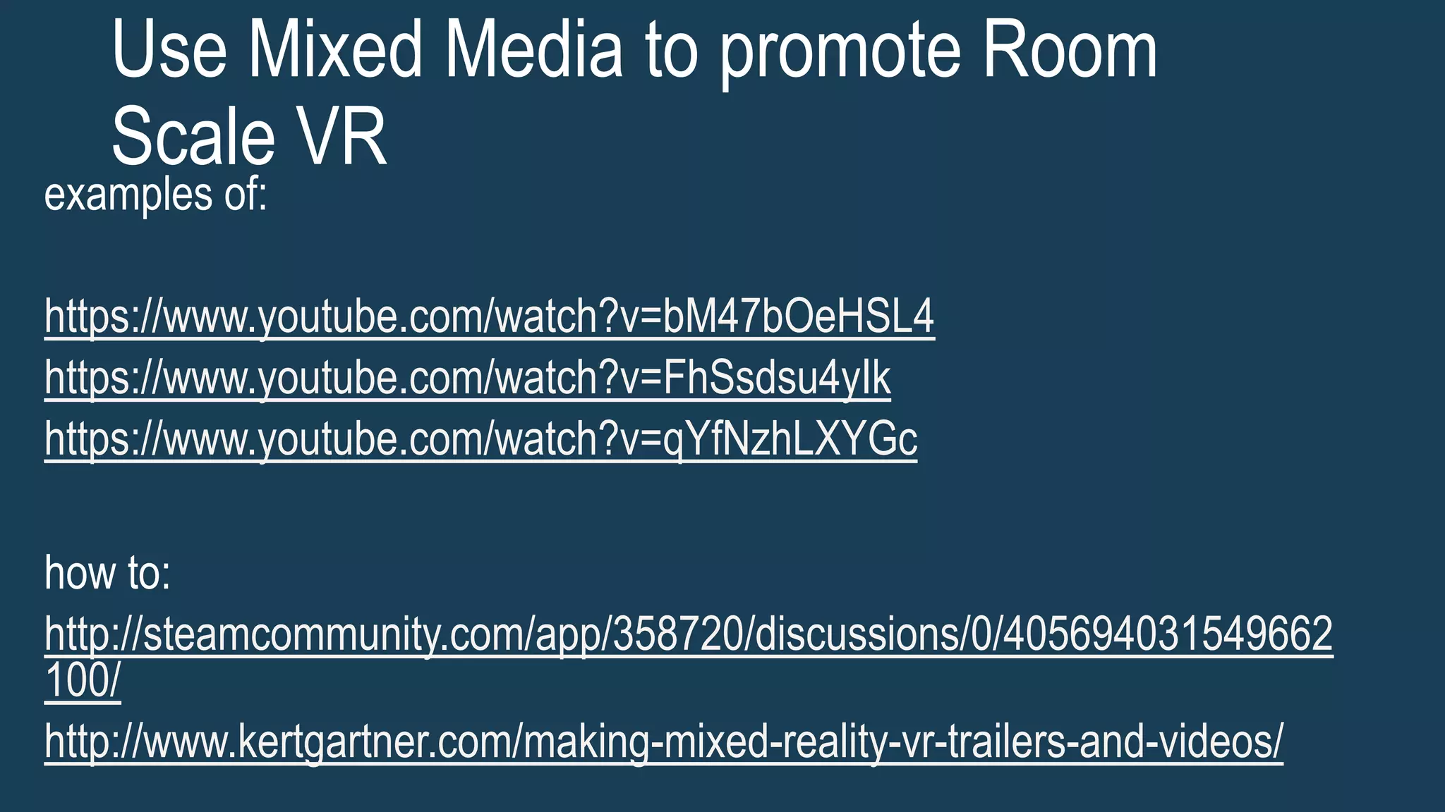 Developing for Room-Scale VR Using Unity3d | PPTX