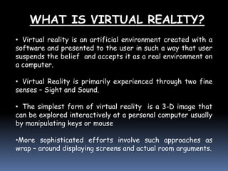 Virtual Reality | PPT