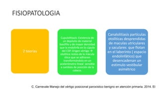 VÉRTIGO POSTURAL PAROXISTICO BENIGNO.pptx