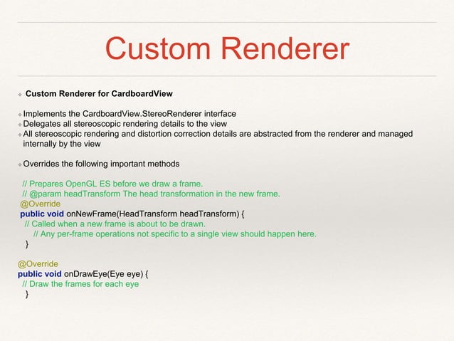 Developing Virtual Reality Application using Google Cardboard | PPT