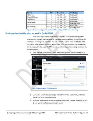 Configuring a failover cluster on a Dell PowerEdge VRTX | PDF