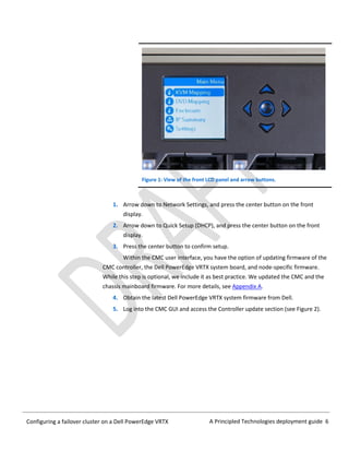Configuring a failover cluster on a Dell PowerEdge VRTX | PDF