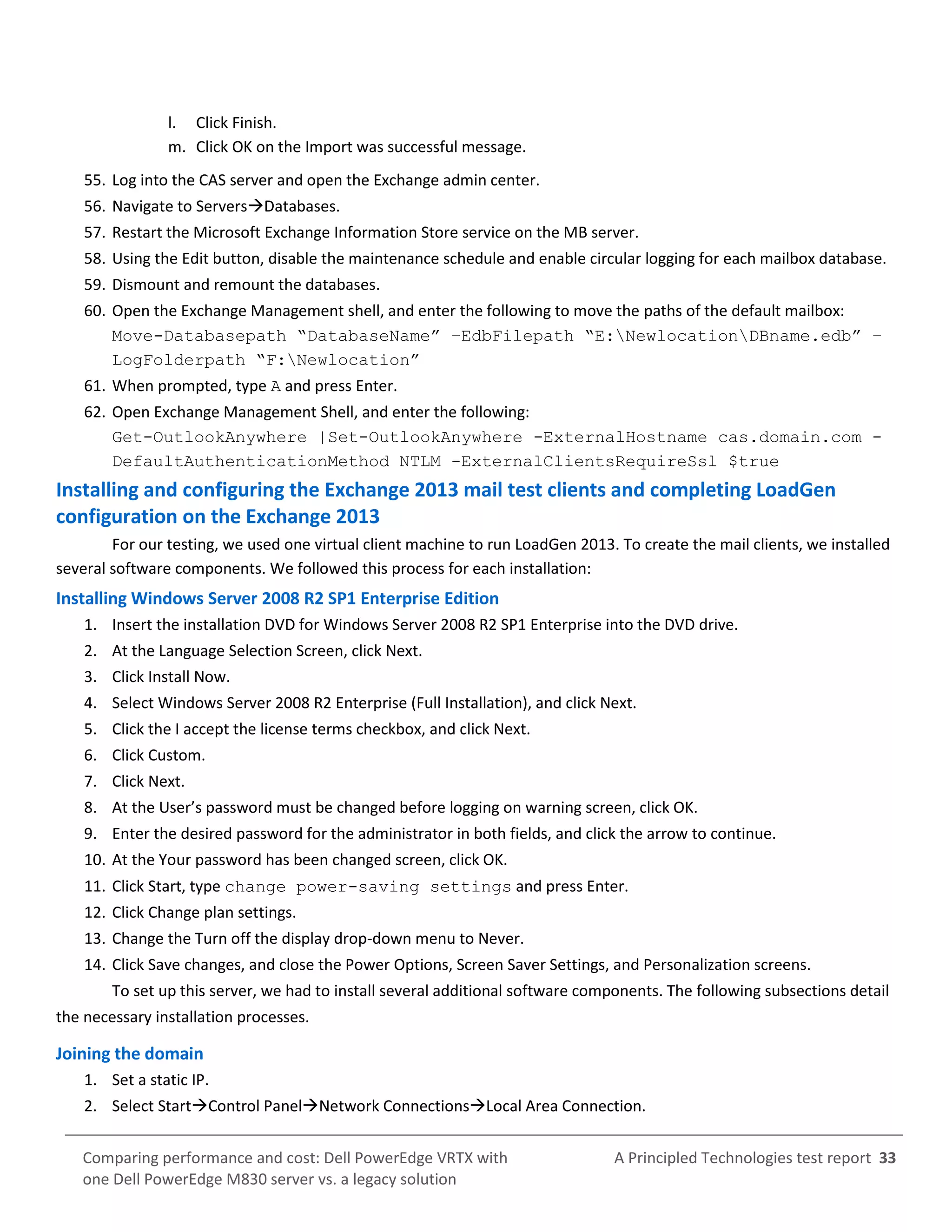 Comparing performance and cost: Dell PowerEdge VRTX with one Dell ...