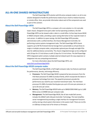 Efficient and versatile hardware management with Dell PowerEdge VRTX | PDF