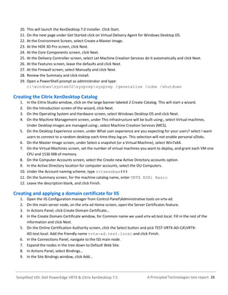 Simplified VDI: Dell PowerEdge VRTX & Citrix XenDesktop 7.5 | PDF