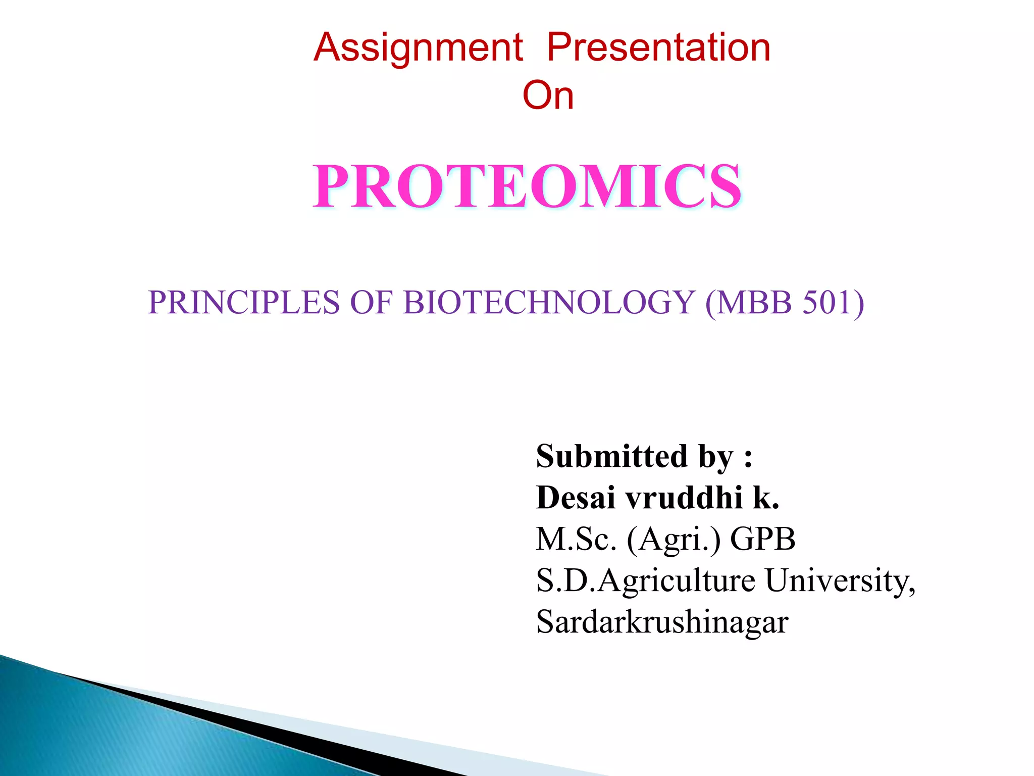 proteomics | PPTX
