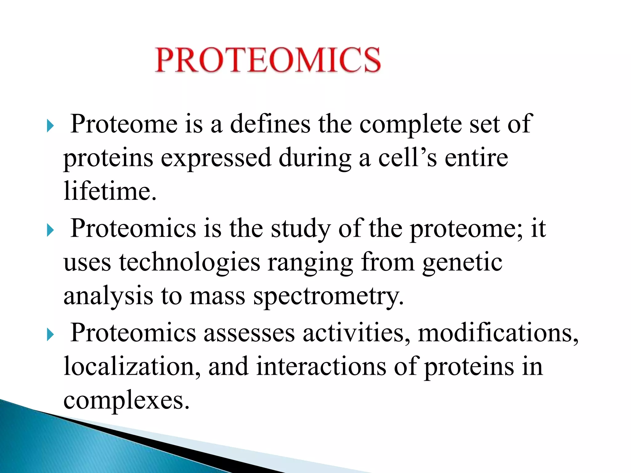 proteomics | PPTX