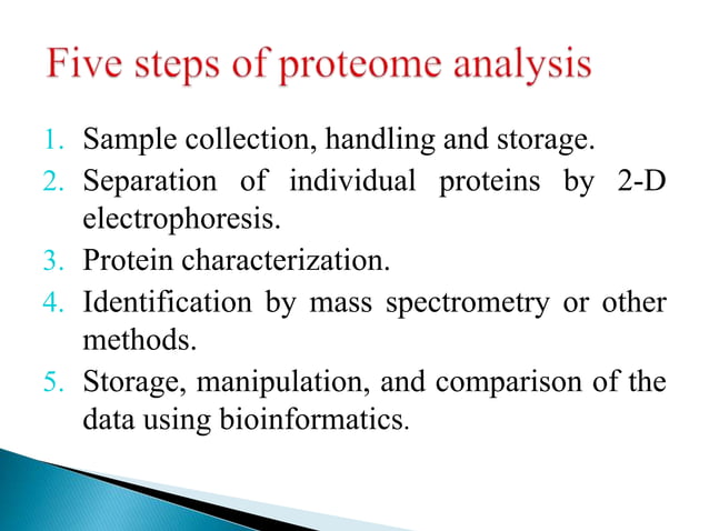 proteomics | PPTX | Chemistry | Science