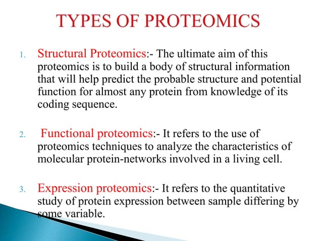 proteomics | PPTX | Chemistry | Science