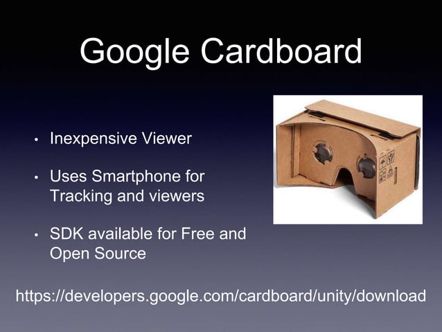 Vr unity cardboard | PPT